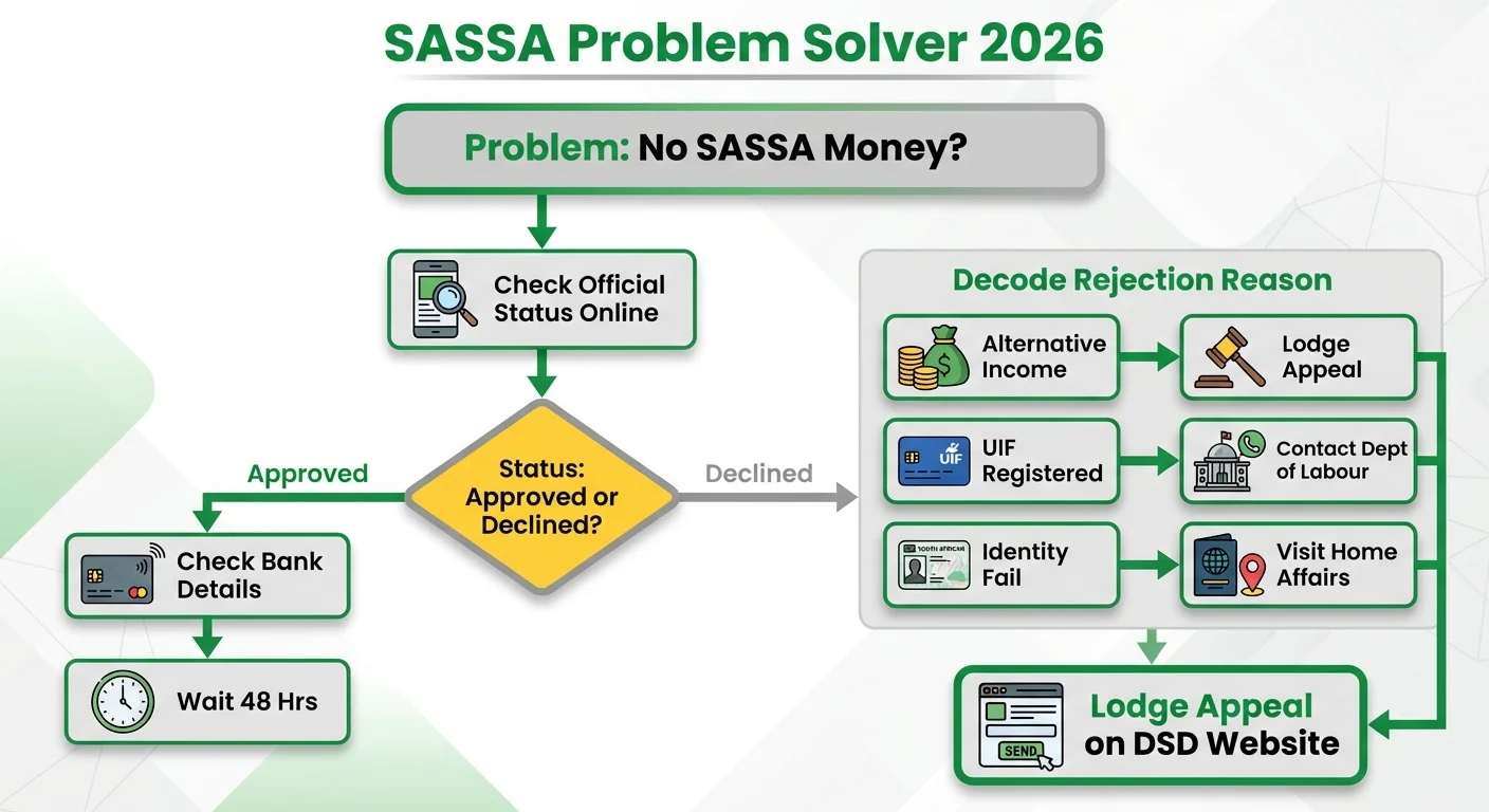 SASSA Grant Rejected or Payment Failed? The Ultimate 2026 ...