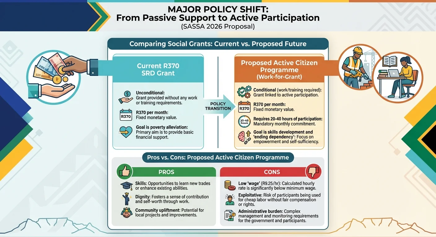 SASSA's R370 'Work-for-Grant' Scheme for 2026: The End of 'Money for ...